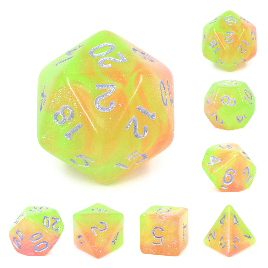 Summer's Joy Dice Set – Geeky Villain Tabletop Gaming & More