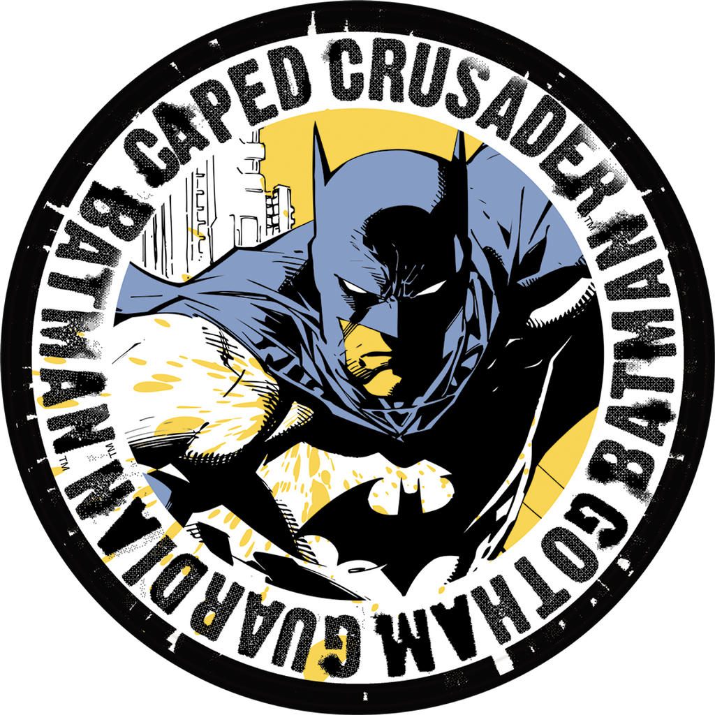 Metal Sign: Batman - Gotham Guardian - Round – Geeky Villain Tabletop ...