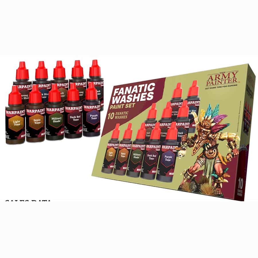 The Army Painter - Warpaints Fanatic - Washes Paint Set – Geeky Villain ...