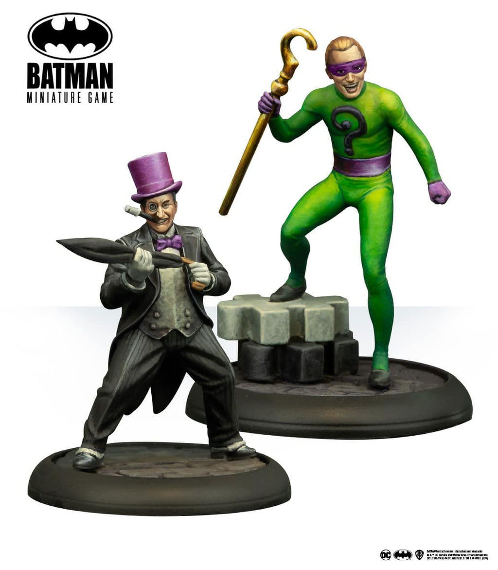 Batman Miniature Game: The Penguin & Riddler 60 – Geeky Villain ...