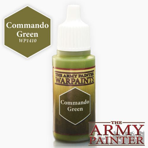 Army Painter - Commando Green - 18ml – Geeky Villain Tabletop Gaming & More