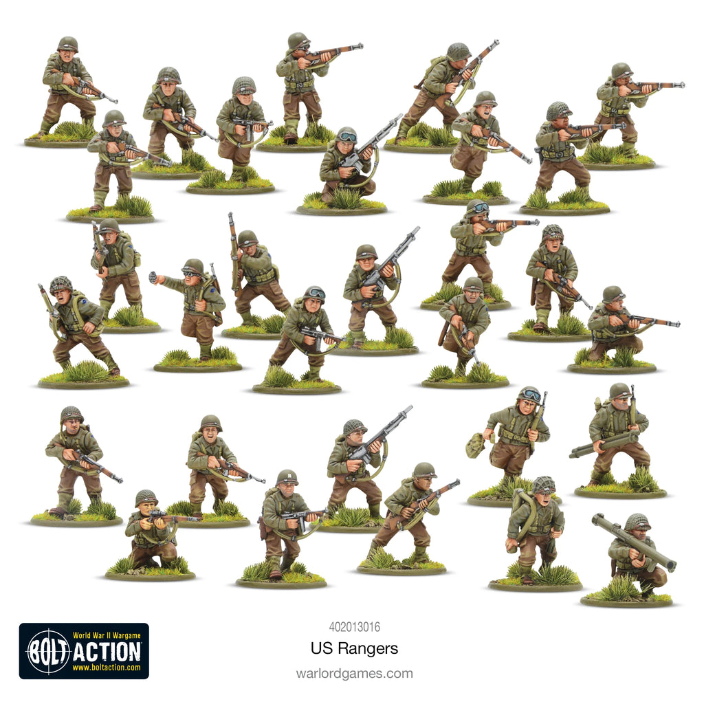 Bolt Action - US Rangers – Geeky Villain Tabletop Gaming & More