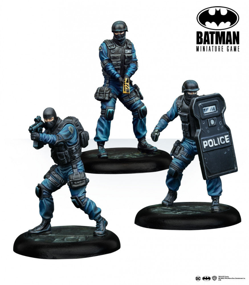 Batman Miniature Game: GCPD SWAT Team – Geeky Villain Tabletop Gaming ...