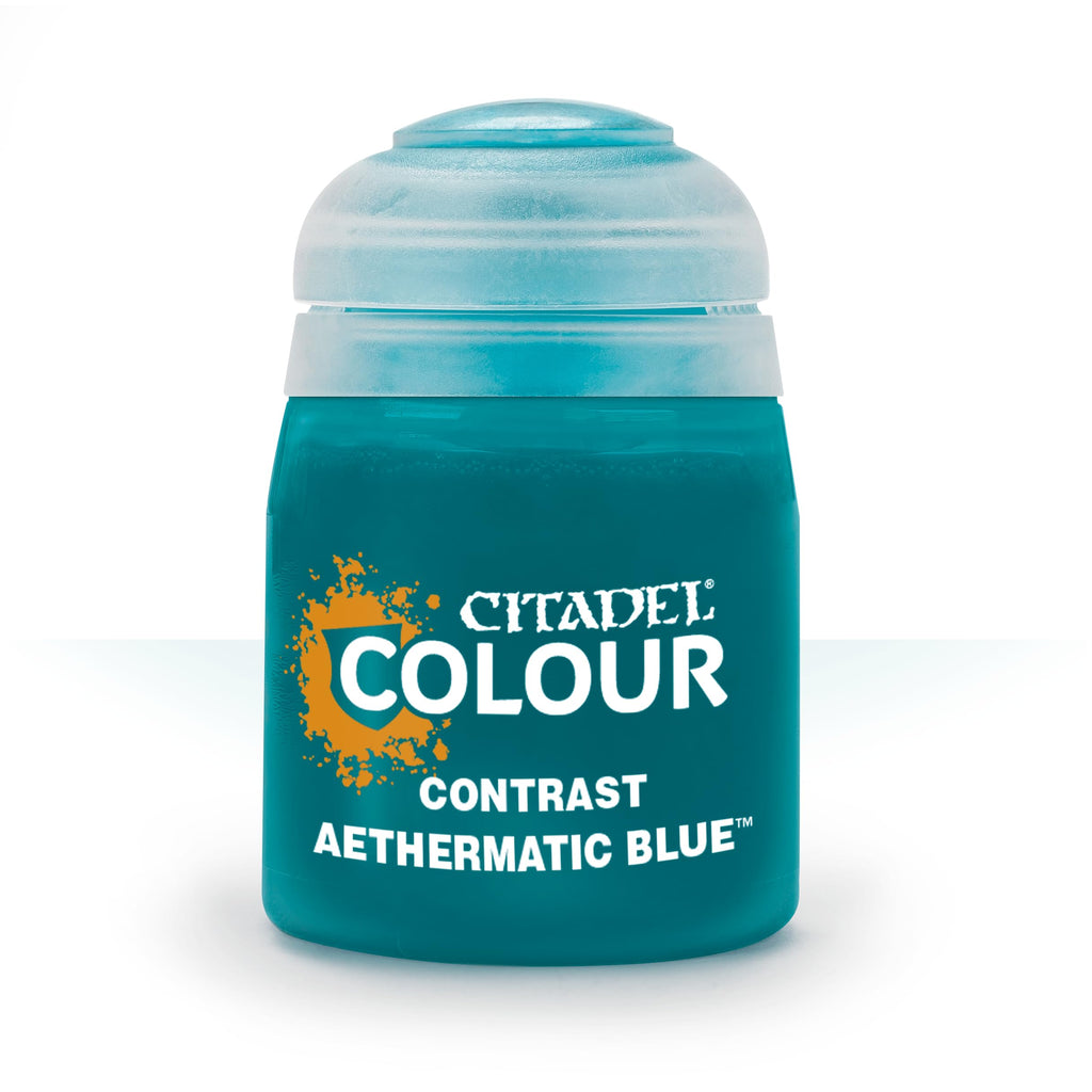 Citadel Contrast Paint - Aethermatic Blue (18ml) – Geeky Villain ...