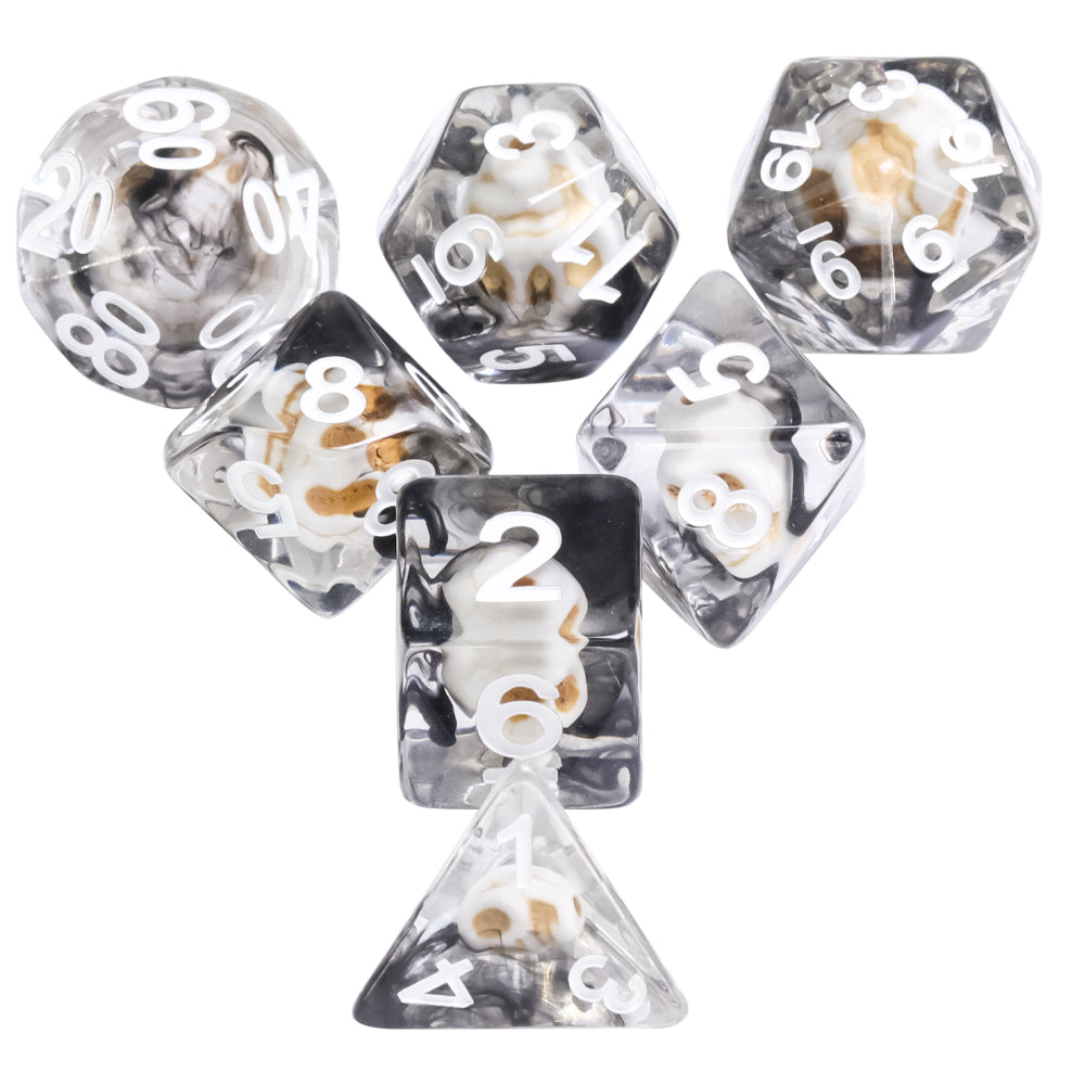 Demon Skull Dice Set | Geeky Villain Tabletop Gaming & More