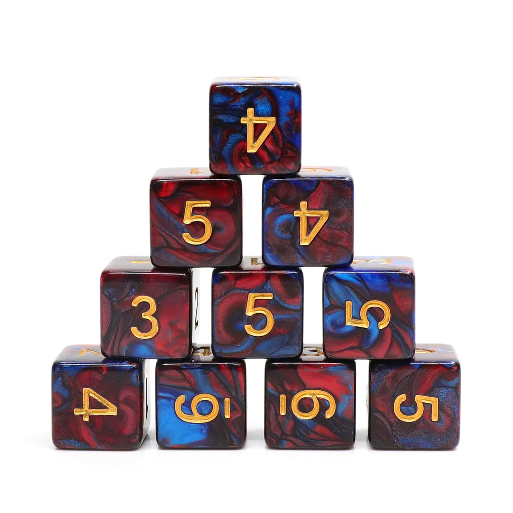 (Red+Blue) Blend-D6 sets – Geeky Villain Tabletop Gaming & More