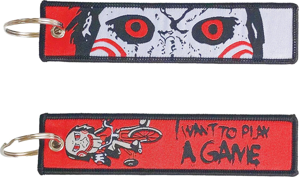 Saw - Jigsaw - Tag Keychain – Geeky Villain Tabletop Gaming & More