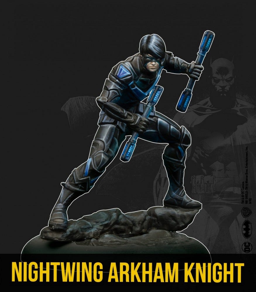 Batman Miniature Game: Nightwing (Arkham Knight) – Geeky Villain ...