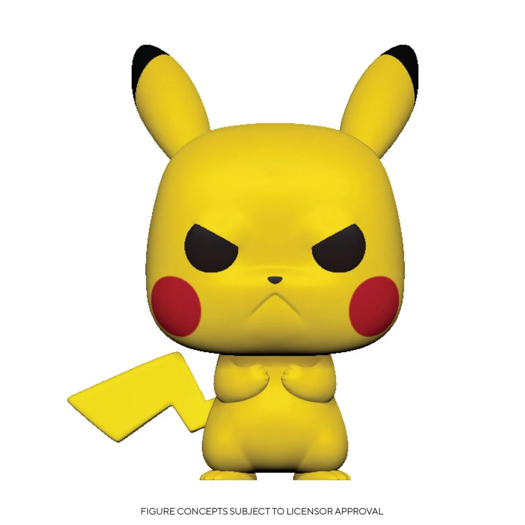 Pokemon Grumpy Pikachu Pop! Vinyl Figure – Geeky Villain Tabletop ...