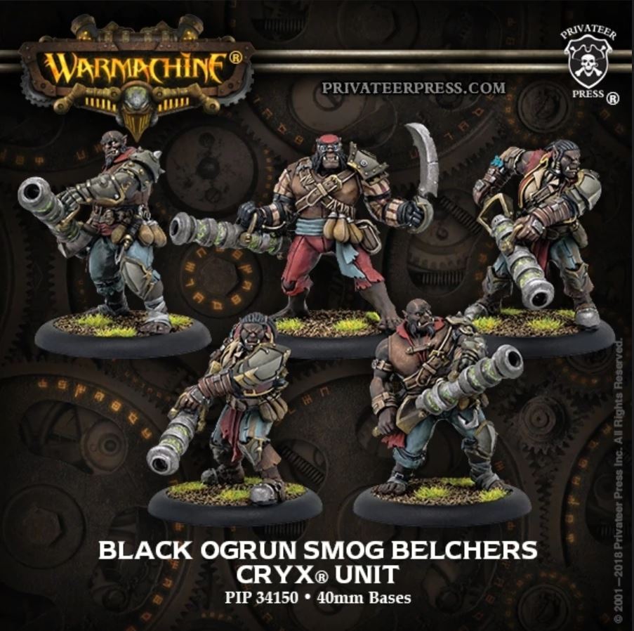 Black Ogrun Smog Belchers – Geeky Villain Tabletop Gaming & More